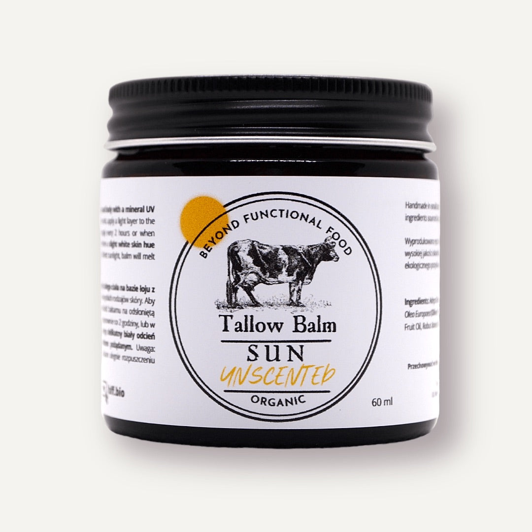 Naturalna ochrona przeciwsłoneczna SUN Tallow Balm – Beyond Functional Food