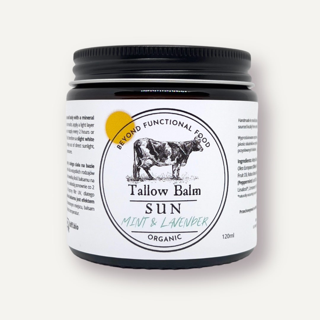 Naturalna ochrona przeciwsłoneczna SUN Tallow Balm – Beyond Functional Food